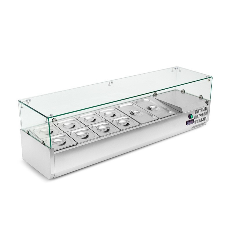 Commercial Tabletop Display Cooler with Glass Cover - Simen